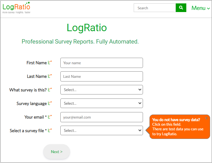 LogRatio User's Guide - LogRatio.com